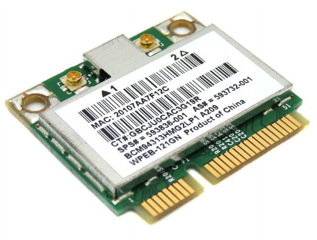 Genuine HP Wireless Card B/g/n Mini 110-3000 HP Part# 593836-001 ...