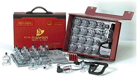 Genuine Hansol Cupping Set 19 Cups for Slimming, Vacuum Massage and ...