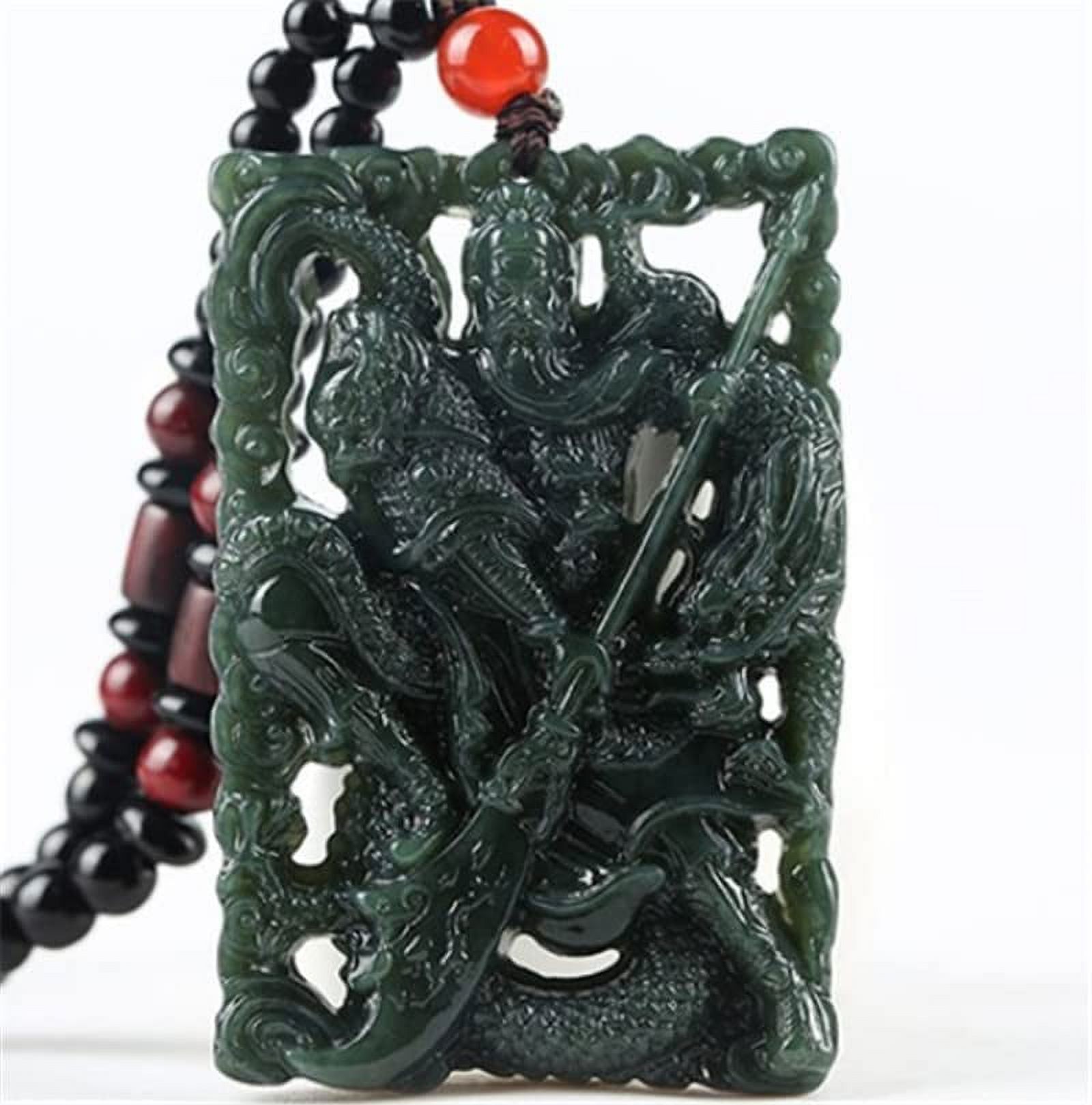 Genuine Hetian Jade Hollow Necklace Certified,Handcarved Jade Healing ...