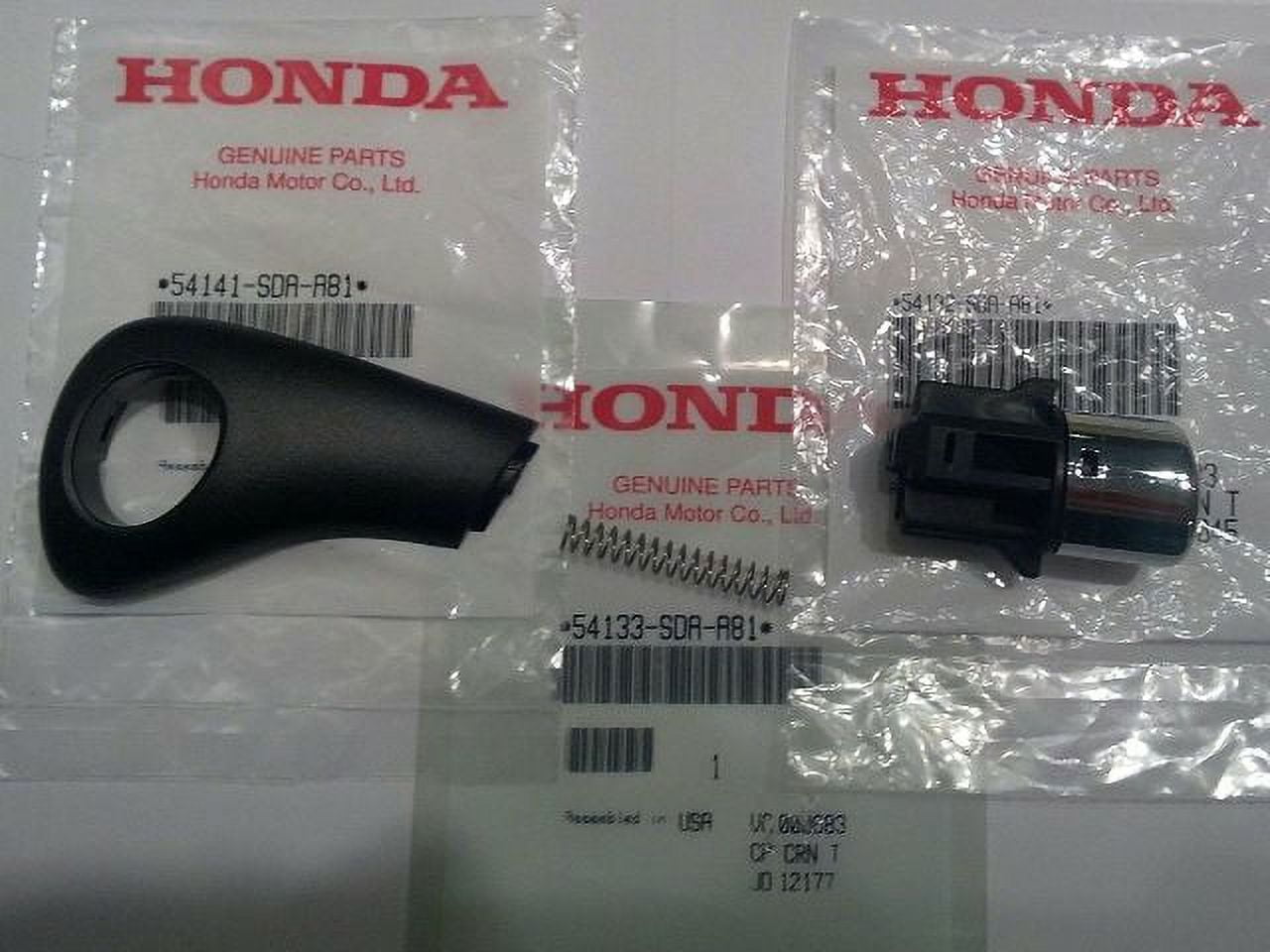 Genuine Honda Accord Shifter Shift Button Knob 3 Piece Repair Kit OEM ...