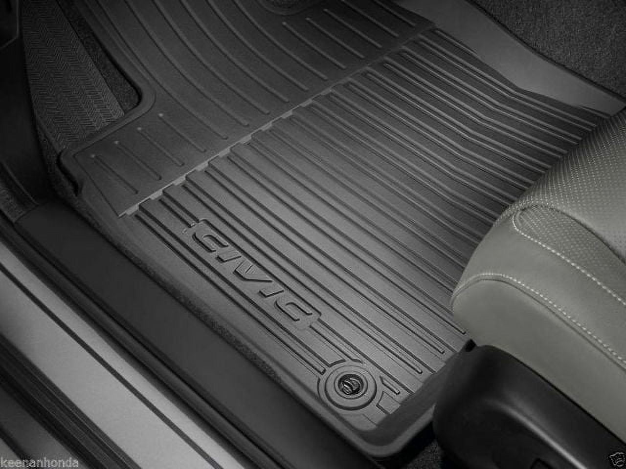 Genuine Honda All Season Floor Mat Set Front Rear Rubber High Wall 08P17TBA300 - Walmart.com
