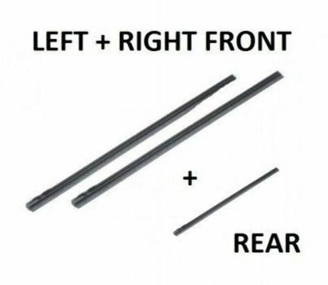 Genuine Honda CR-V Wiper Insert Set Front + Rear Kit Rubber Refill OEM ...