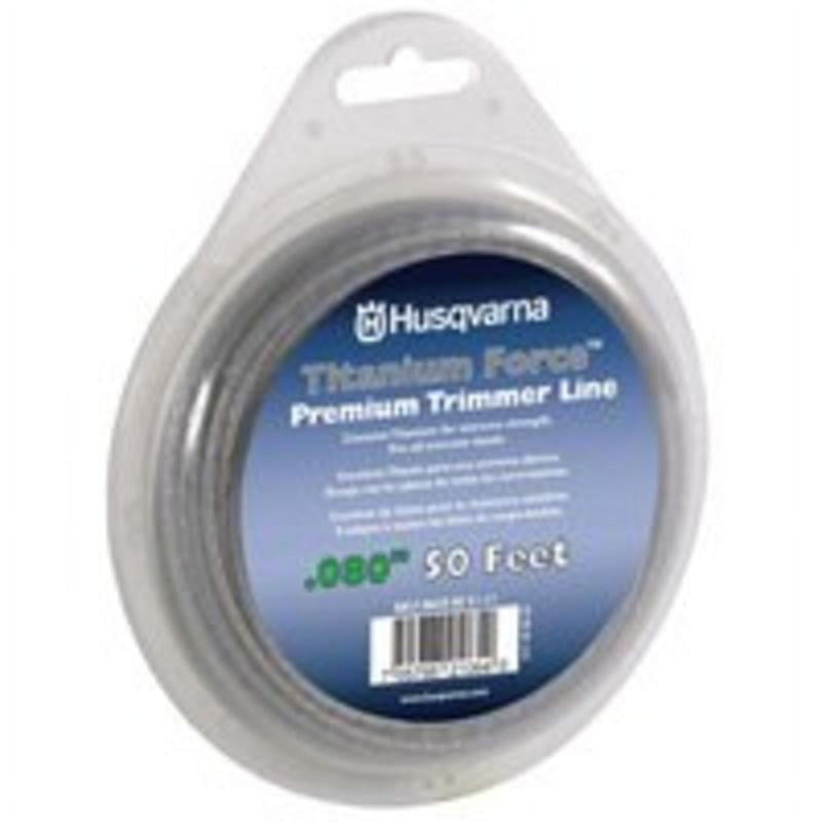 Genuine Husqvarna 639005111 ..080x50 Titanium Trimmer Line - Walmart.com