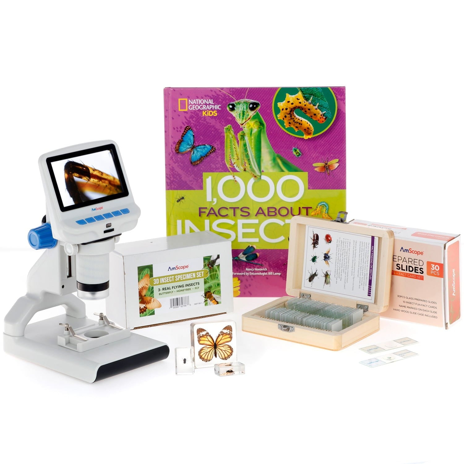 Genuine Insect Adventure Kit-Portable Digital Microscope, Insect ...