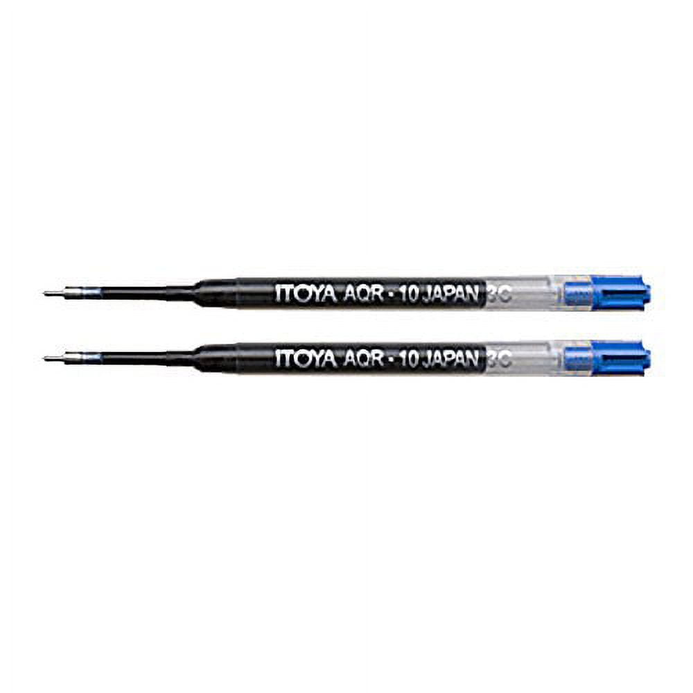 Genuine Itoya Aquaroller Ballpoint-Pen Refills 0 7mm Pack of 2 Black ...