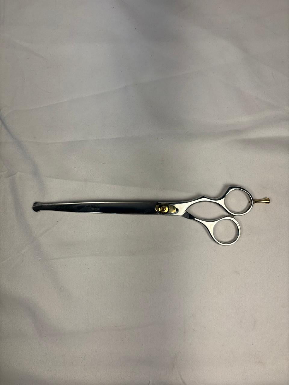 Genuine Japanese Stainless Steel Scissor 8.5 Inch Probe Tip with Finger Rest Semi-Convex Edge ...