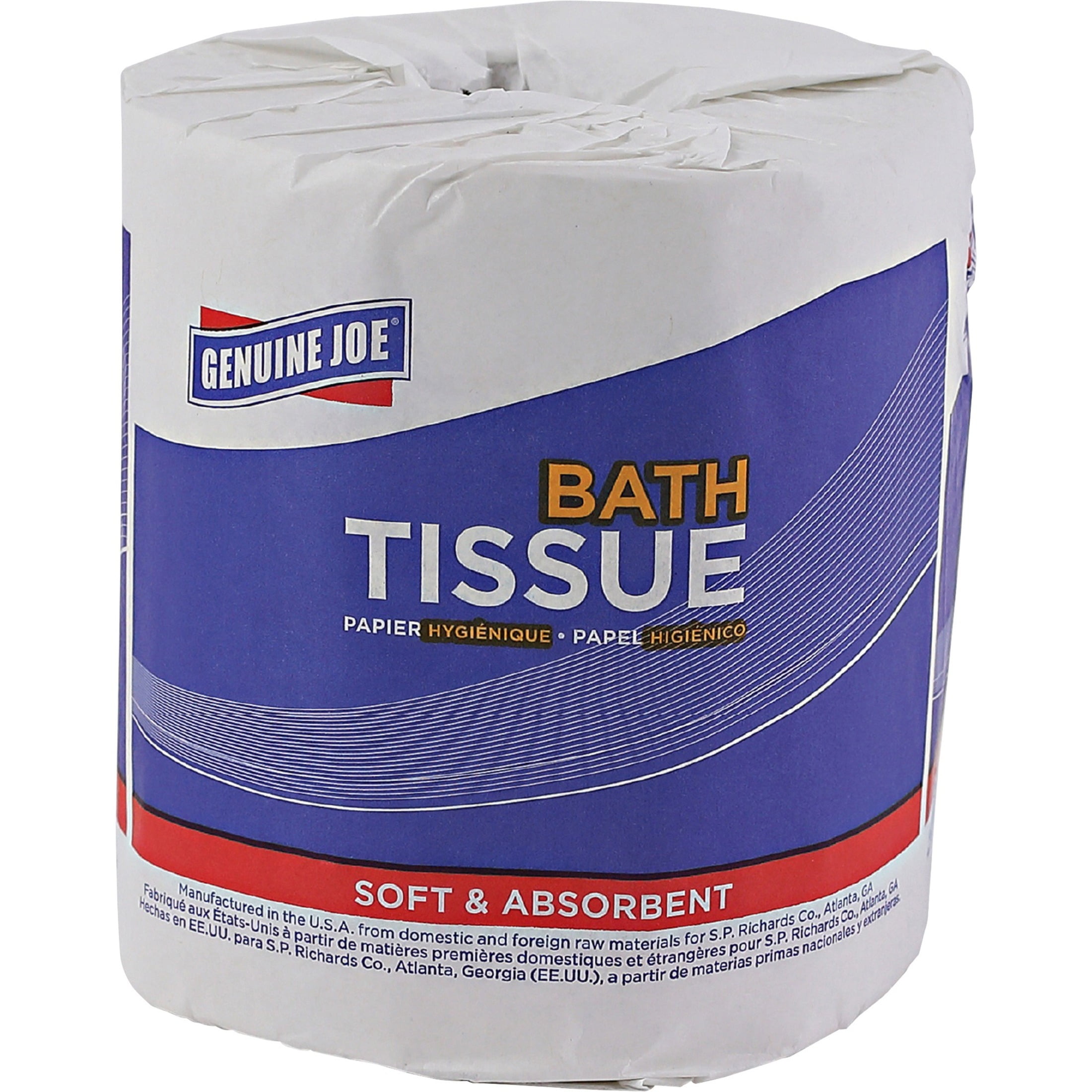 Genuine Joe Bathroom Tissue 2-Ply 500Shts 96/CT White 4550096 - Walmart.com