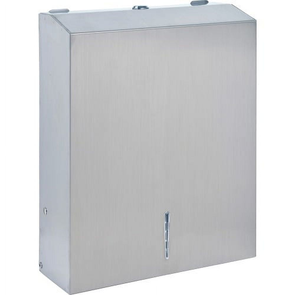 Genuine Joe C-Fold/Multi-fold Towel Dispenser Cabinet C Fold, Multifold ...