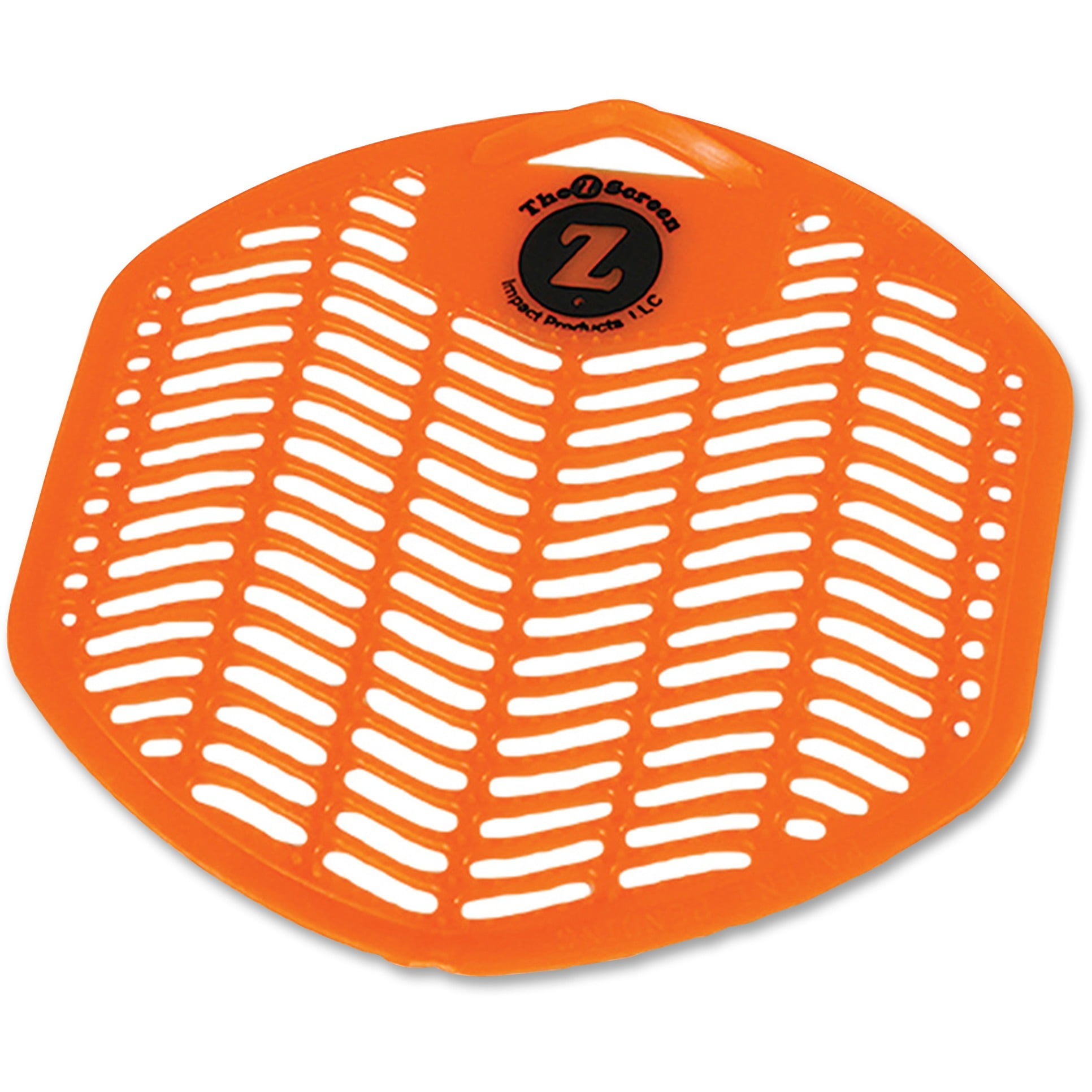 Genuine Joe Citrus Zest Scent Urinal Screen, Orange, 12 / Box (Quantity ...