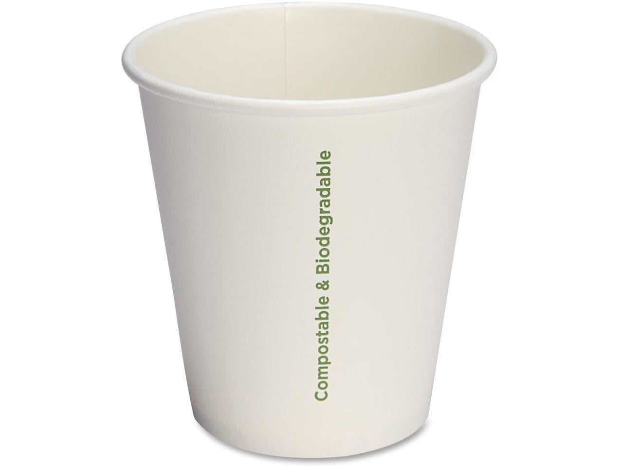 Genuine Joe Compostable Paper Hot Cups - Walmart.com