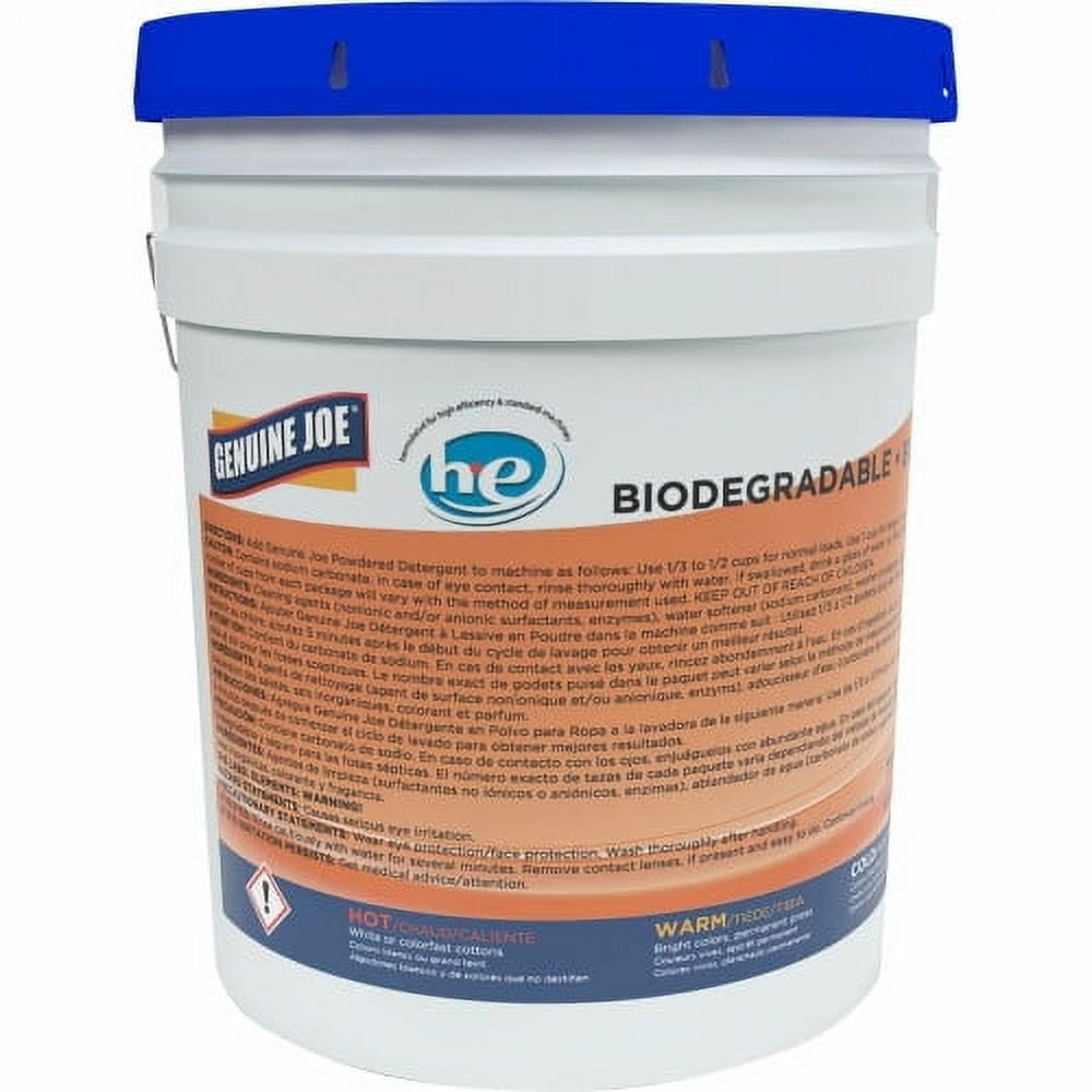 Genuine Joe Economical Powdered Laundry Detergent in Pail, Each ...