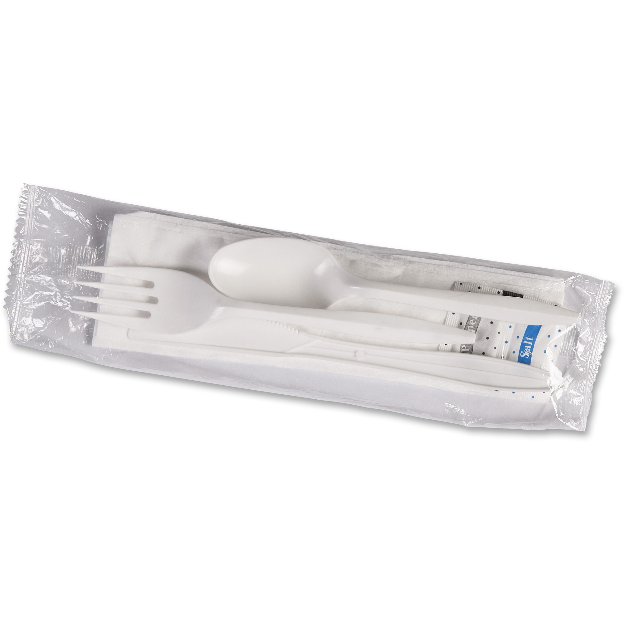 Genuine Joe Disposable Utensil Kit Medium-Weight 250/Carton - Cutlery ...
