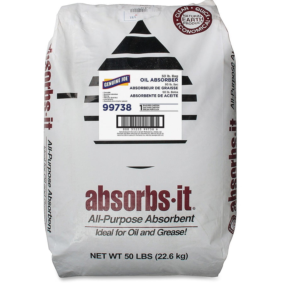 Genuine Joe, GJO99738, Absorbs-it All-purpose Absorbent, 1 Bag, Gray ...