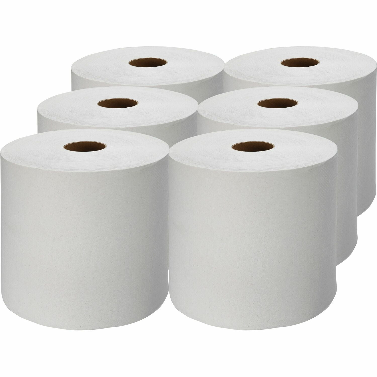 Genuine Joe Hardwound Roll Paper Towels, 7.88" x 1000 ft, White ...