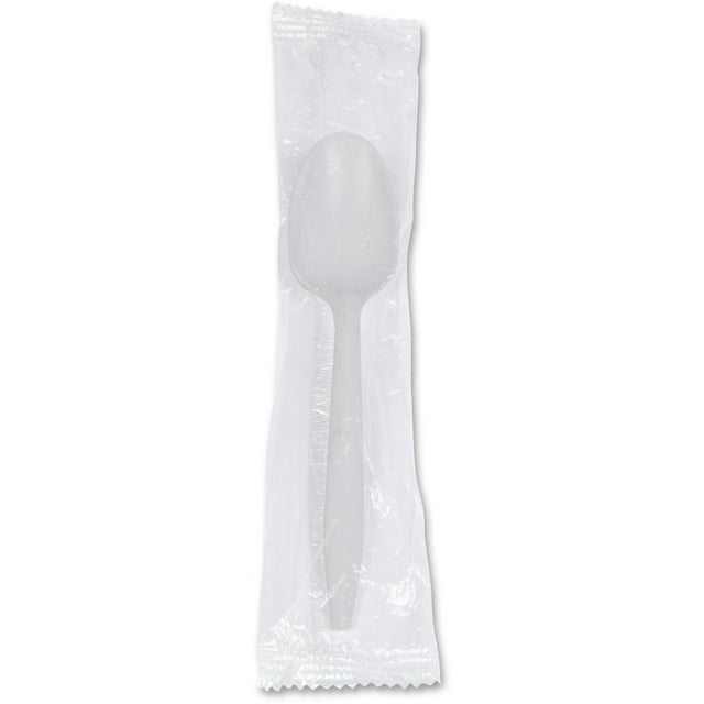 Genuine Joe Individually Wrapped Spoon GJO20007 (Pack of 1000 ...