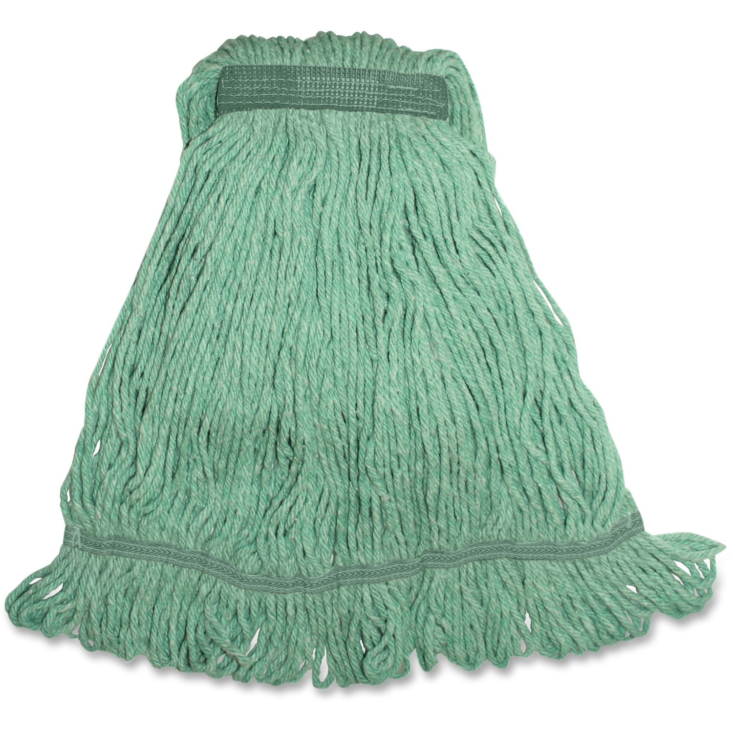 Genuine Joe Med Bland Narrow Band Looped Mop 12/CT Green MGR1BCT ...