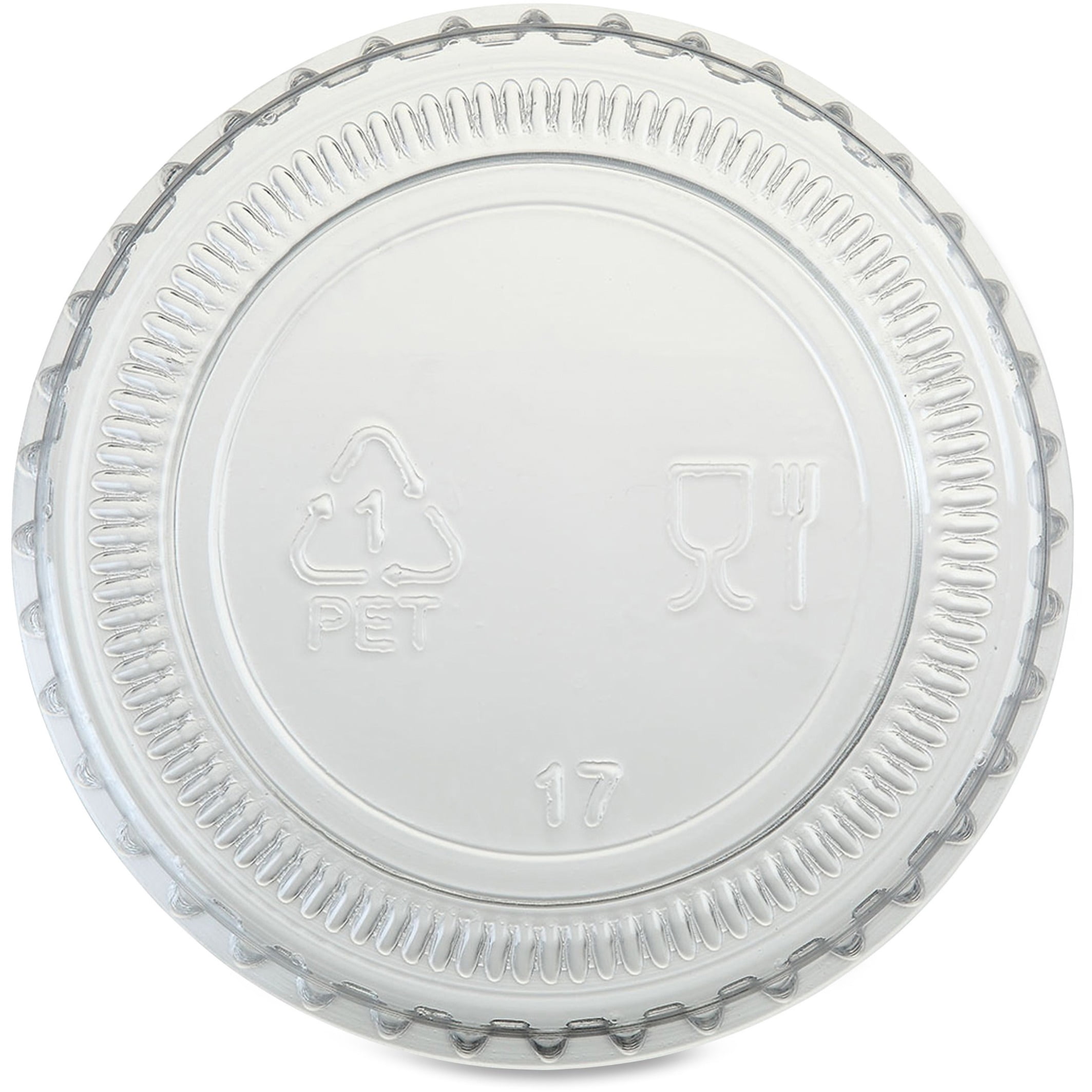 Genuine Joe, GJO19061, Portion Cup Lid, 2500 / Carton, Transparent ...