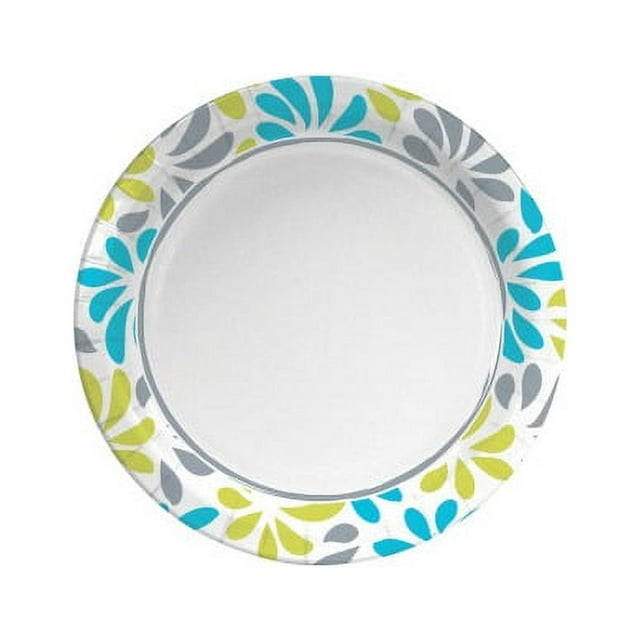 Genuine Joe Printed Paper Plates 9" Diameter Plate - Paper Plate ...