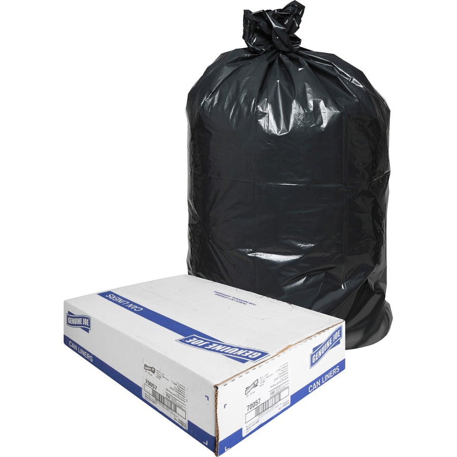 Genuine Joe Heavy-Duty Slim Jim Trash Bags, 23-Gallon Plastic Garbage ...