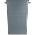 Genuine Joe Space-Saving Waste Container - 23 gal Capacity - Handle ...