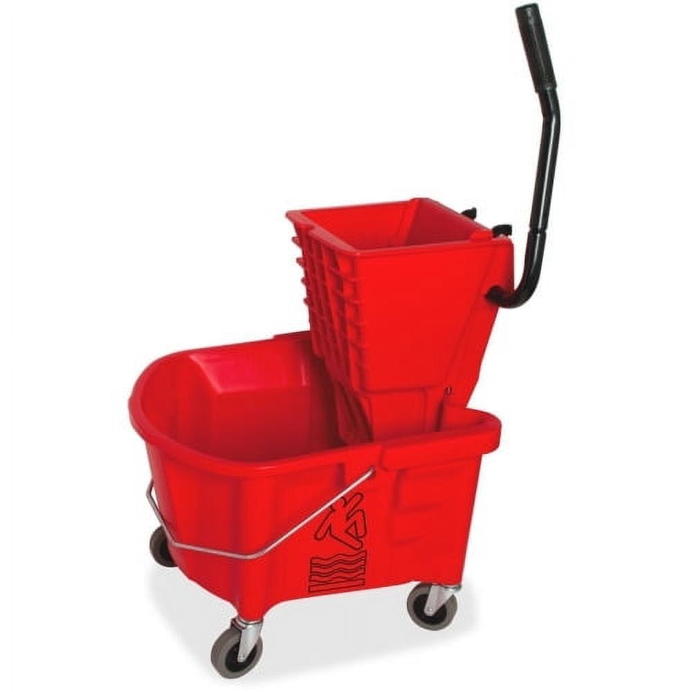Genuine Joe Steel Handle Mop Bucket/Wringer Combo (GJO18800) - Walmart.com