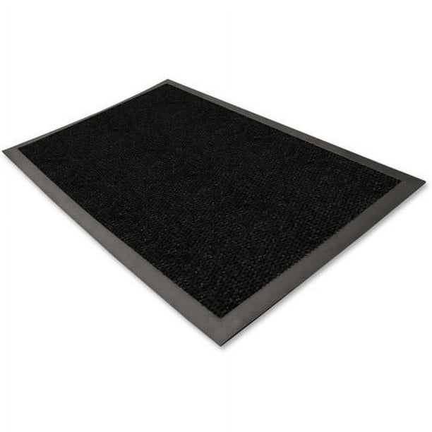 Genuine Joe UltraGuard Berber Traffic Mat, 36"x60", Charcoal Black ...