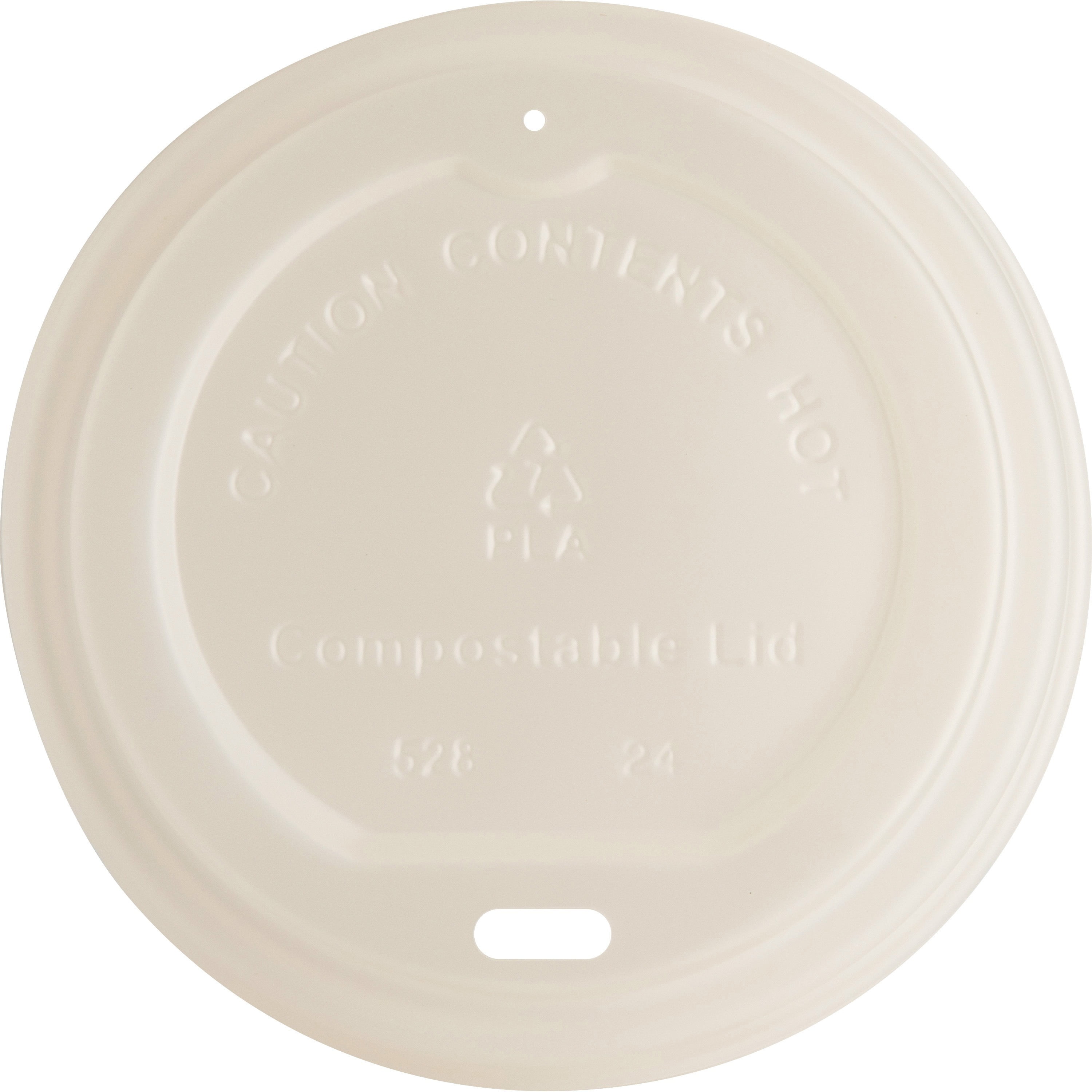 Genuine Joe Vented Hot Cup Lid - Polystyrene - 50 Lids/Pack - 1000 ...