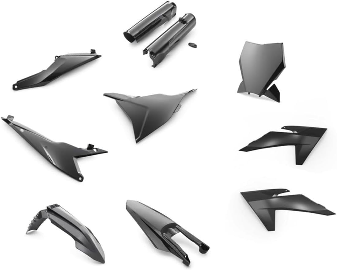 Genuine KTM Black Dirt Bike Body Kit Contains All Plastic Pieces in One ...