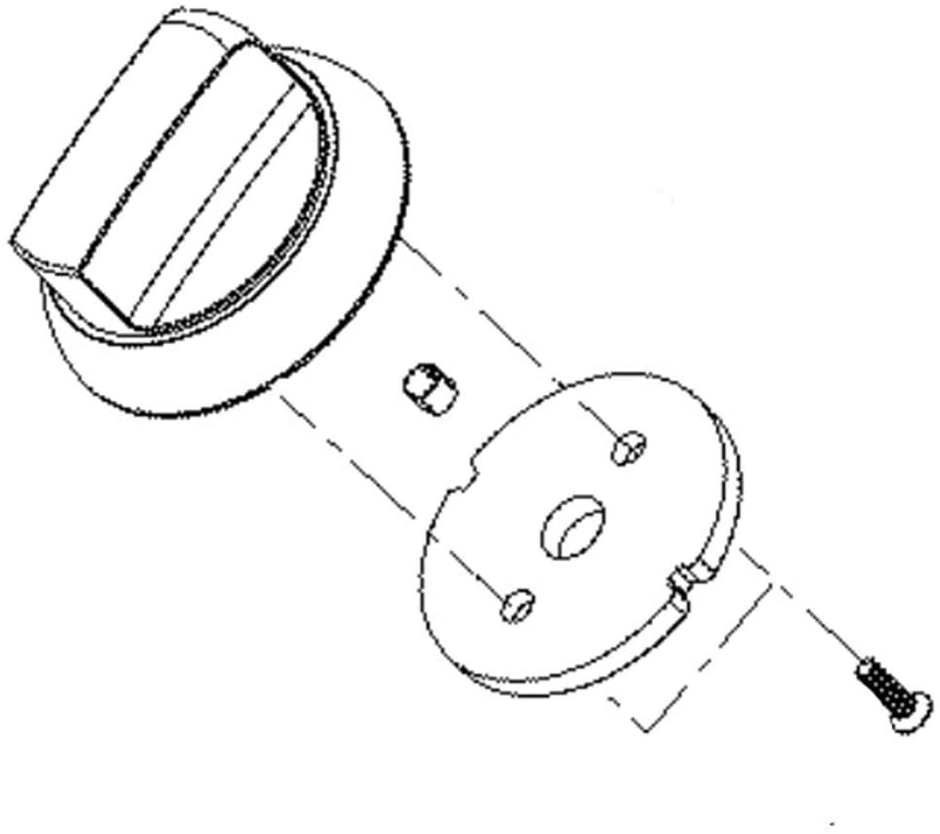 Genuine LG AEZ74073404 Stove Control Knob - Walmart.com