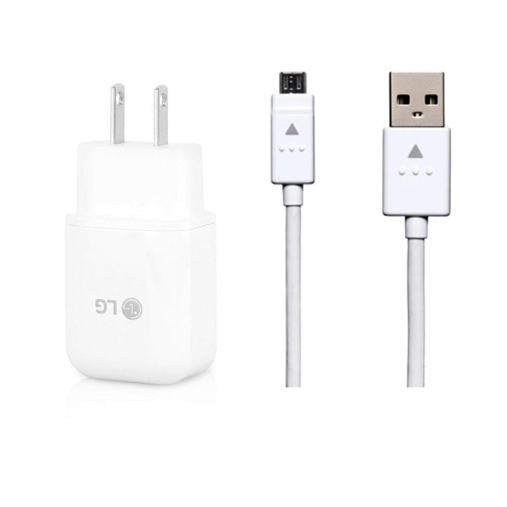 Genuine LG Quick Wall Charger + Micro USB Cable for LG G3 / G4 / Stylo ...