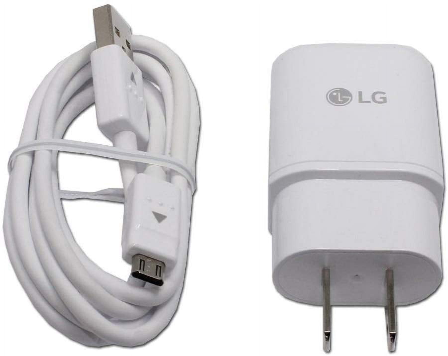 Genuine LG Quick Wall Charger with Micro USB Cable for LG G3 G4 Stylo 3 ...