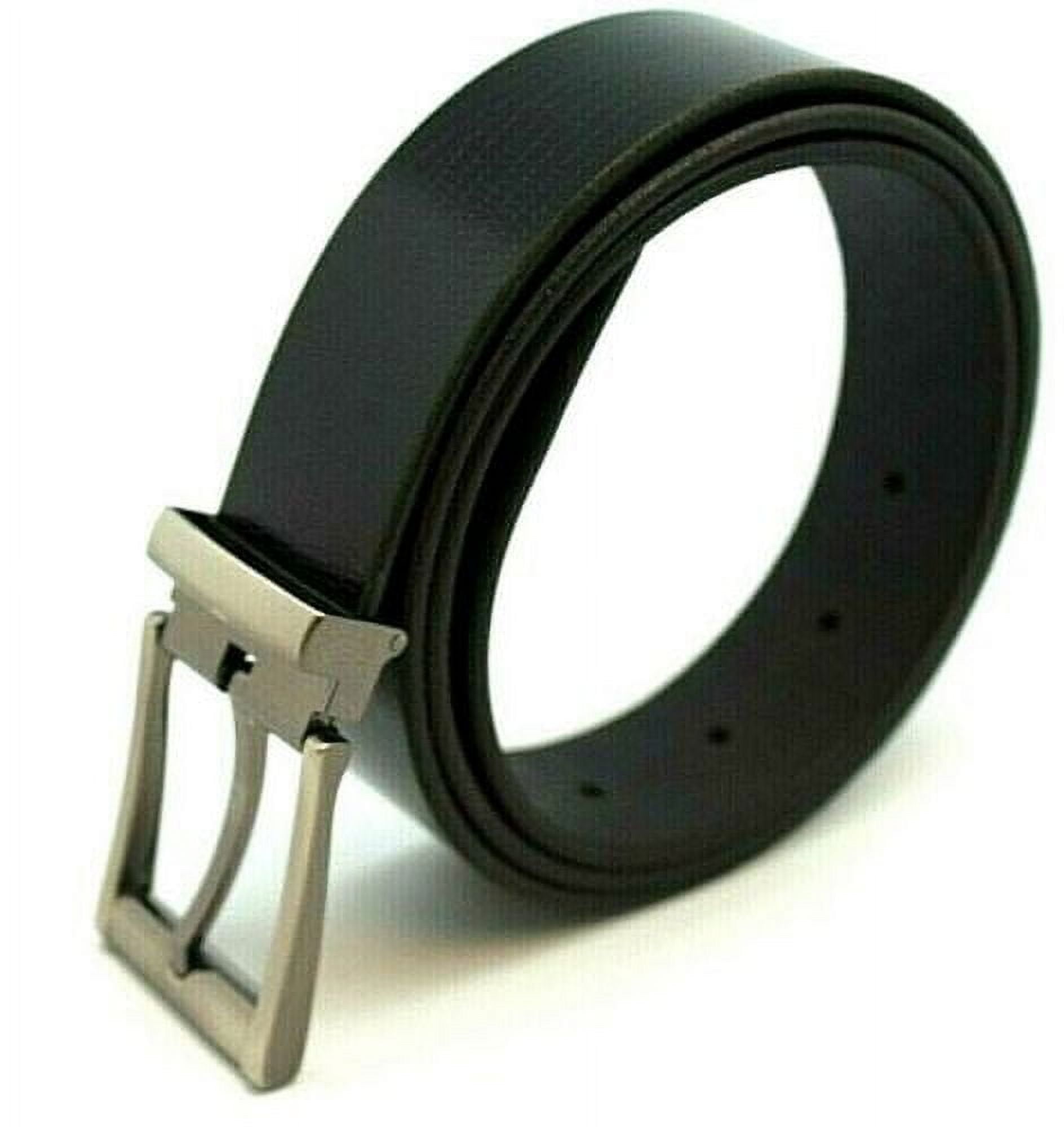 Genuine Leather Belts For Men Matte Buckle Classy Dress Black Belts ...