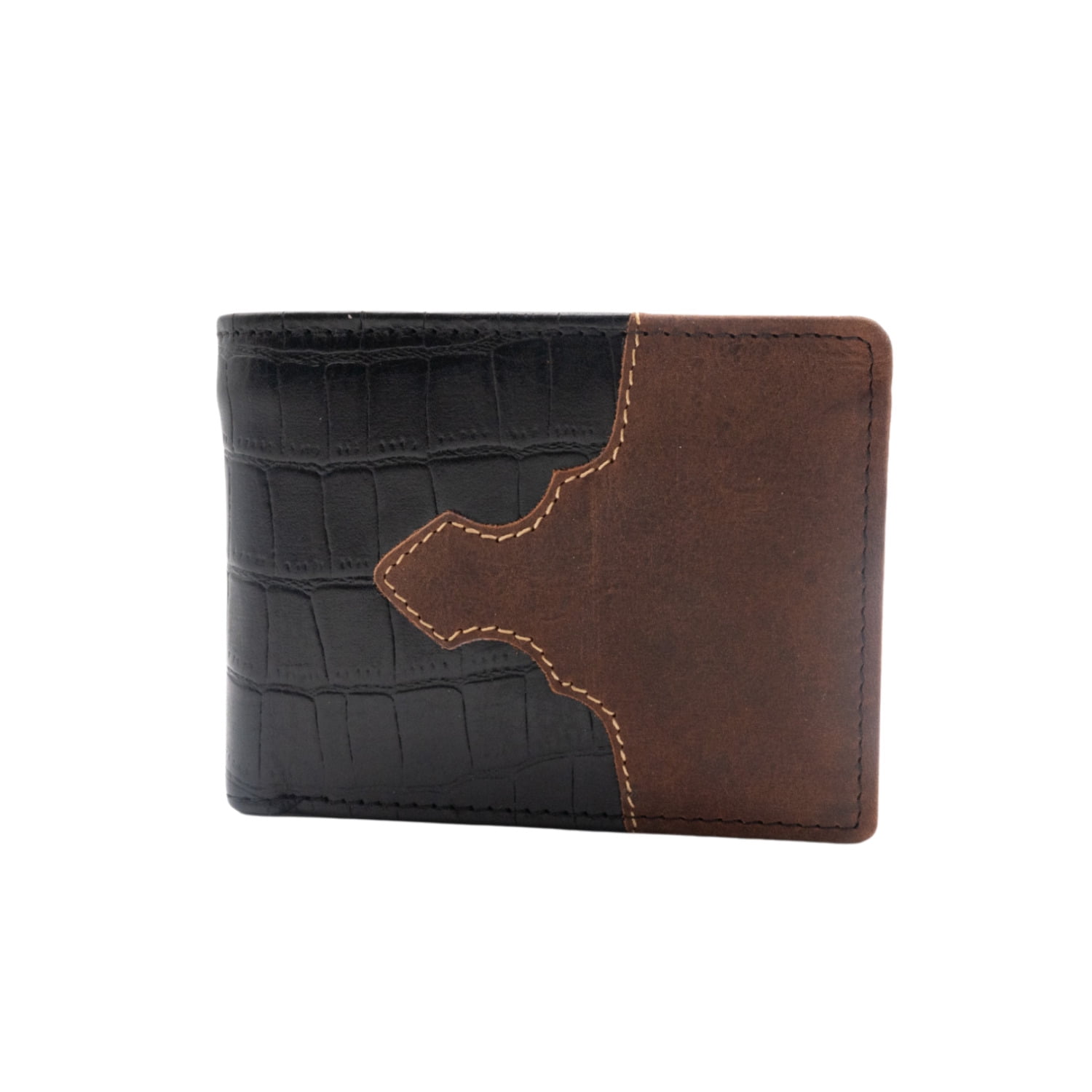 Genuine Leather Bifold Wallets For Men RFID Blocking Slim Mens Wallet ...