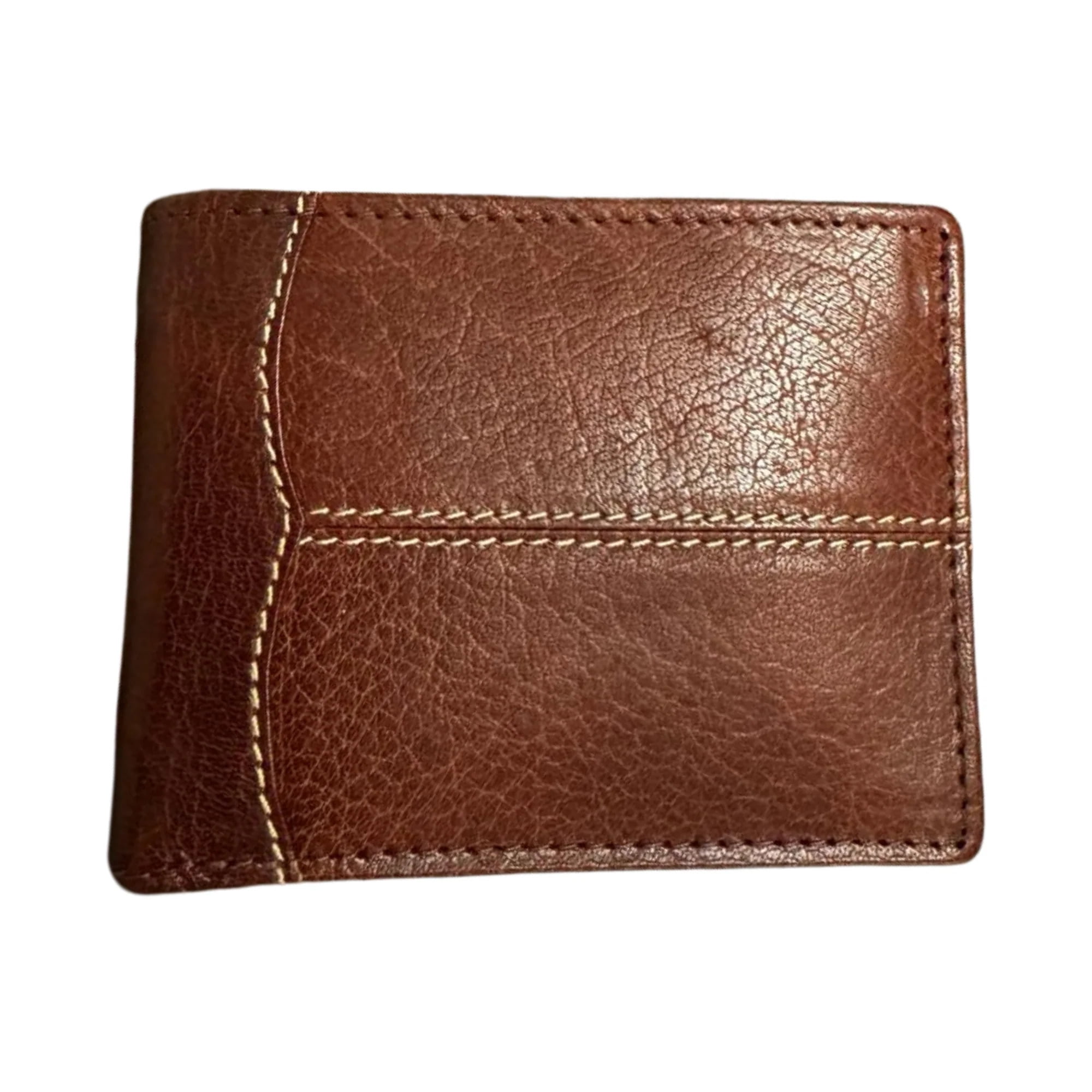 Genuine Leather Bifold Wallets For Men RFID Blocking Slim Mens Wallet ...