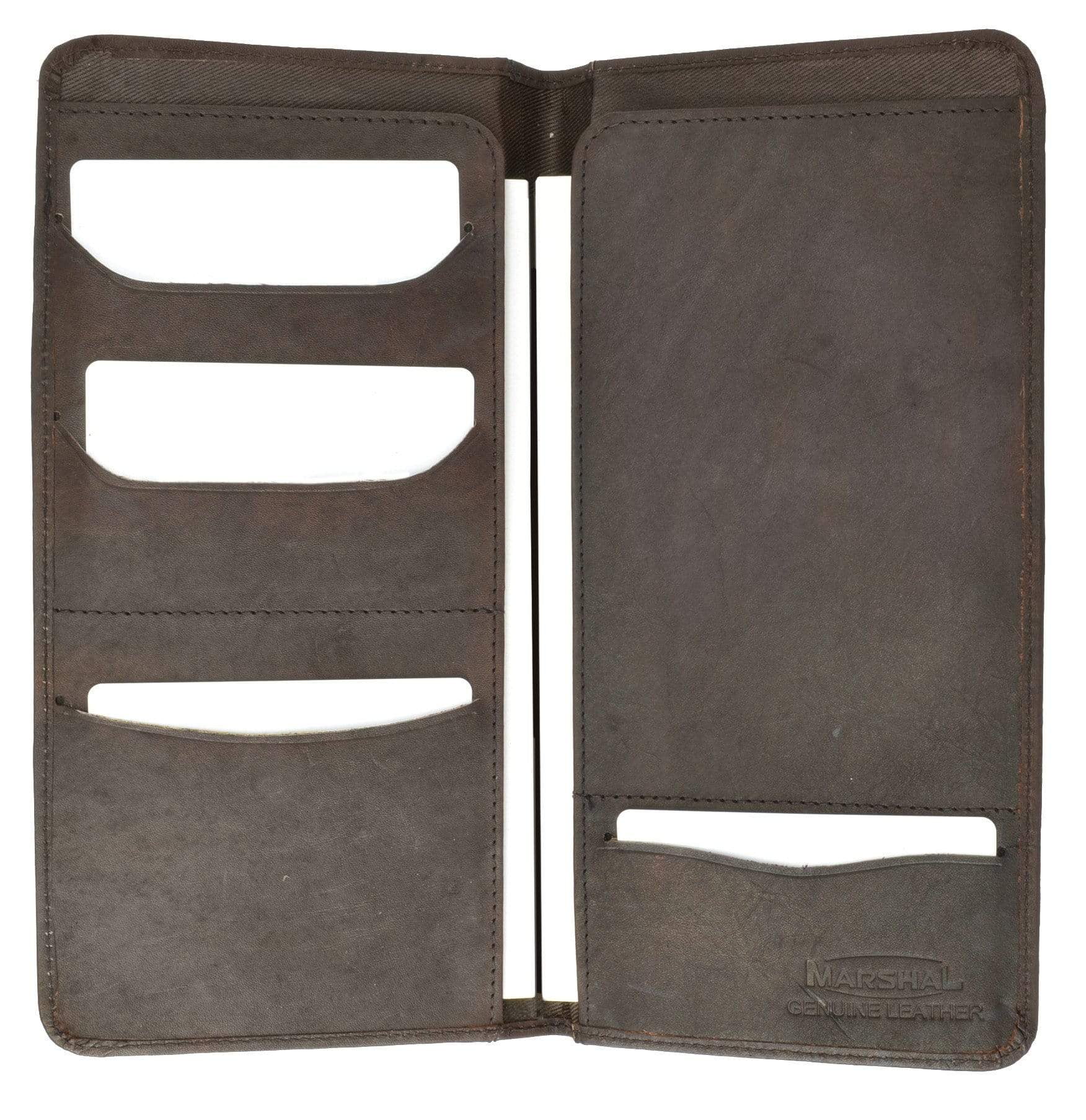 Genuine Leather Boarding Pass and Passport Holder with Credit Card ...