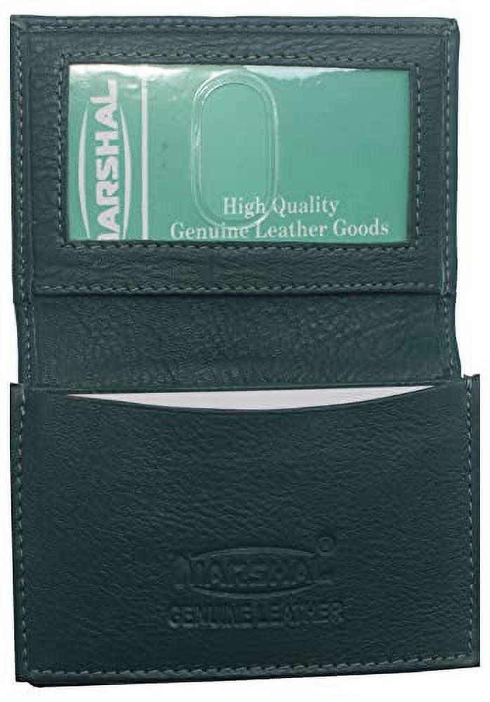 Genuine Leather Business Card Holder Name Card Case Credit Card Wallet ...
