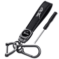 Genuine Leather Car Keychain 300 Emblem Leather Key Chain compatible ...