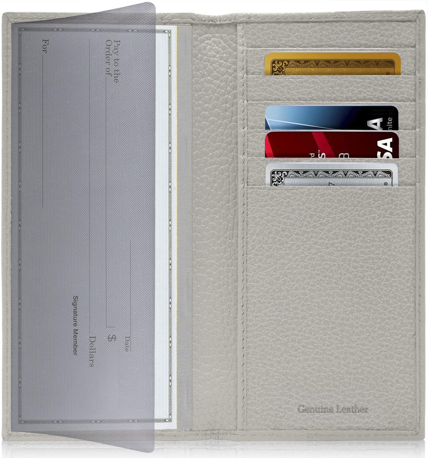 Access Denied Genuine Leather RFID Blocking Checkbook Cover, Wallet ...