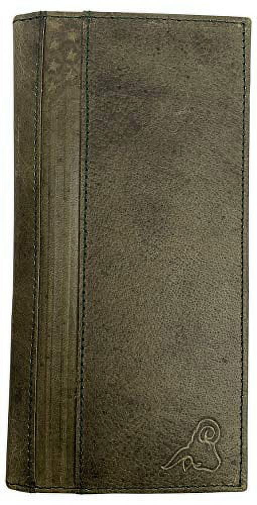 Genuine Leather Checkbook Cover For Men & Women Checkbook Holder Wallet ...