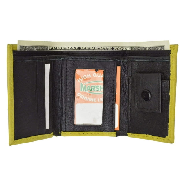 Genuine Leather Childrens Small Trifold Kids Wallet Gift 825 - Walmart.com
