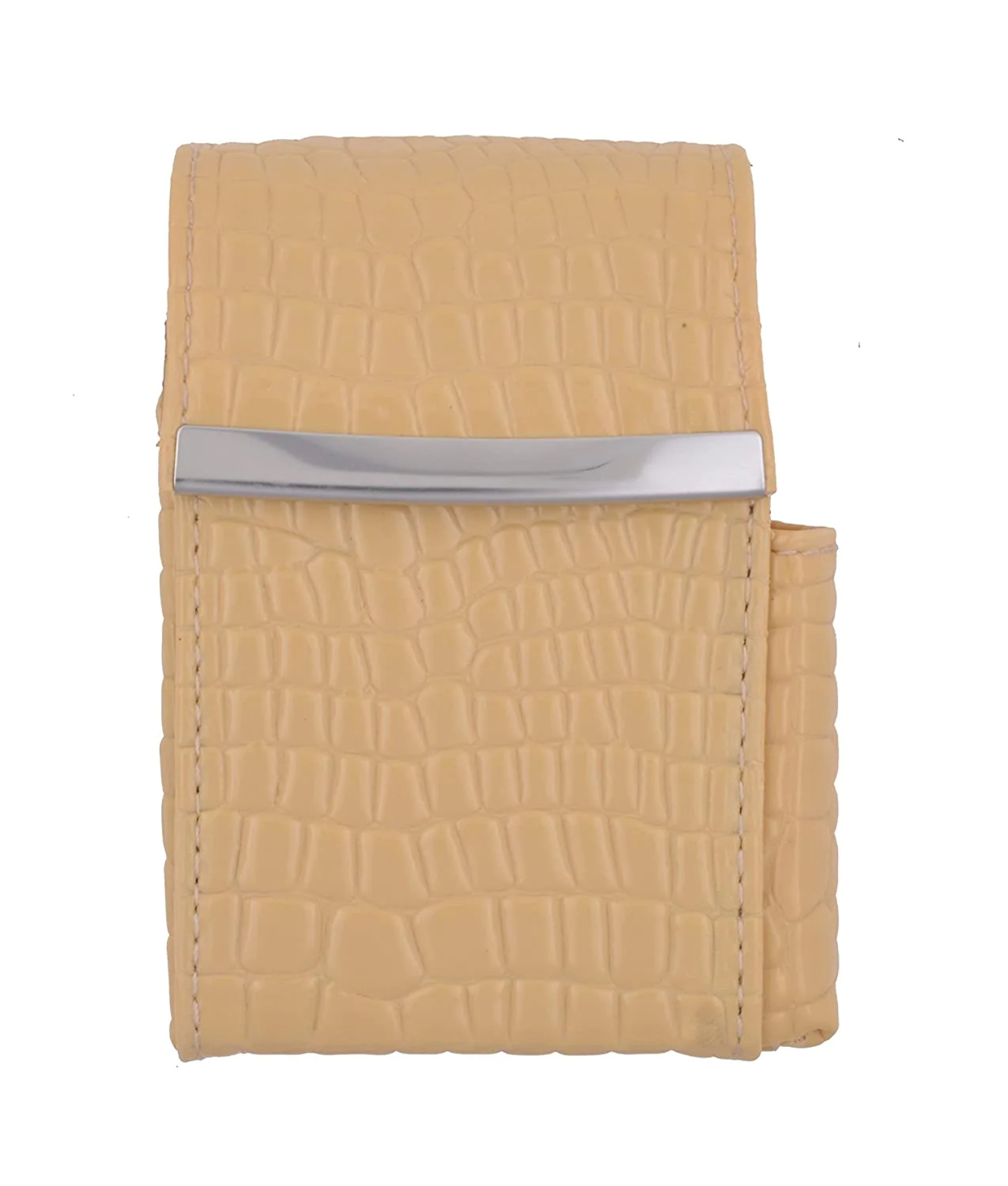 Genuine Leather Cigarette Hard Case Small Lighter Holder for Men Women ...