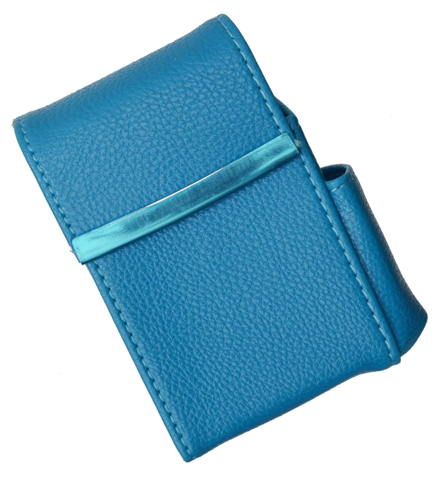 Genuine Leather Cigarette Pack Holder Flip-Top Pouch Smoke Carrying ...