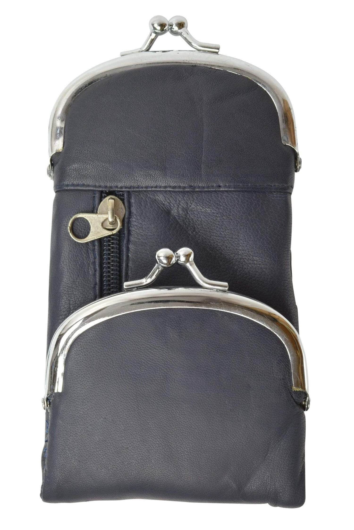 Genuine Leather Cigarette Pack Holder Pouch Smoke Carrying Case Coin ...