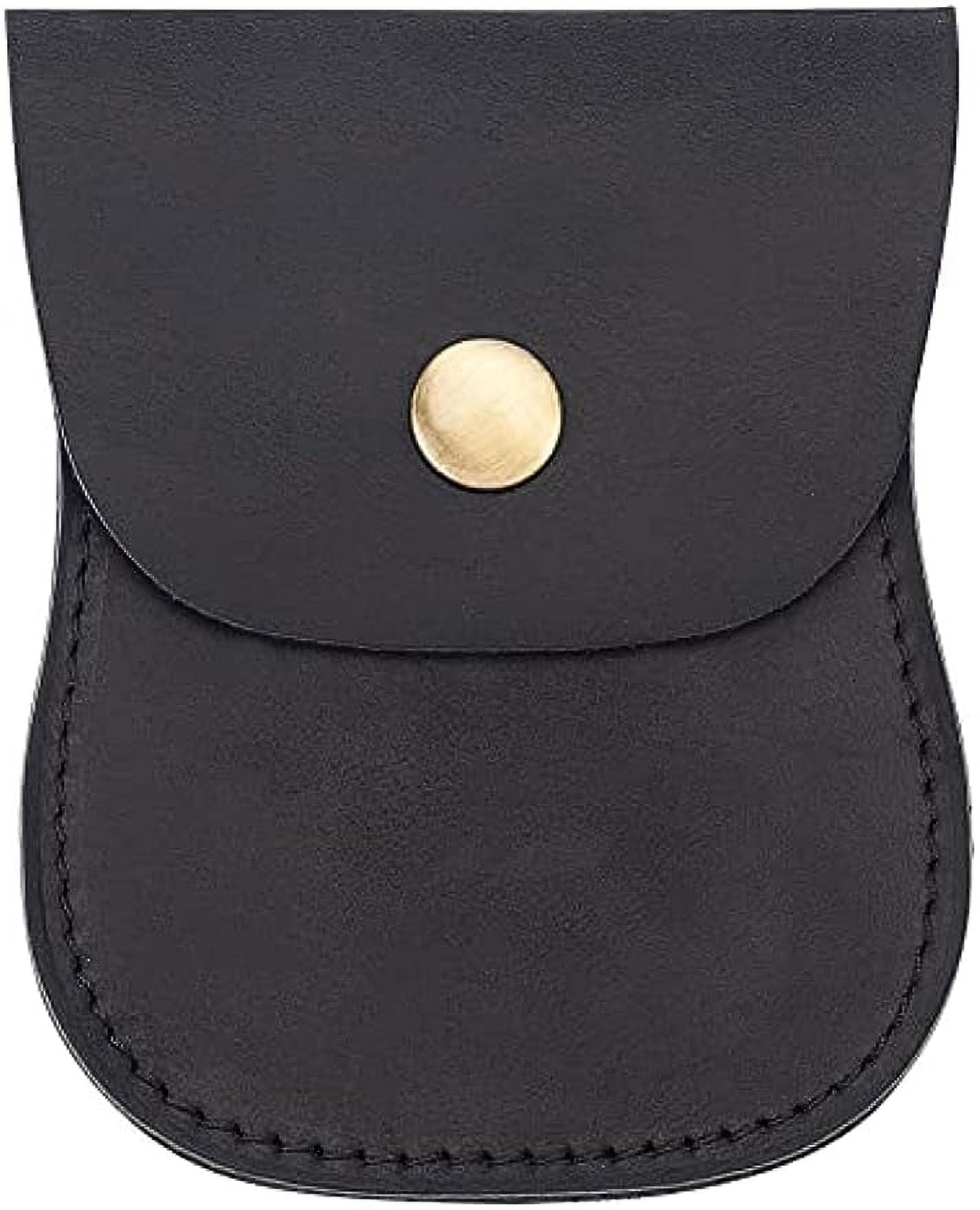 Genuine Leather Coin Purse Pouch Portable Change Purse Wallet Holder ...