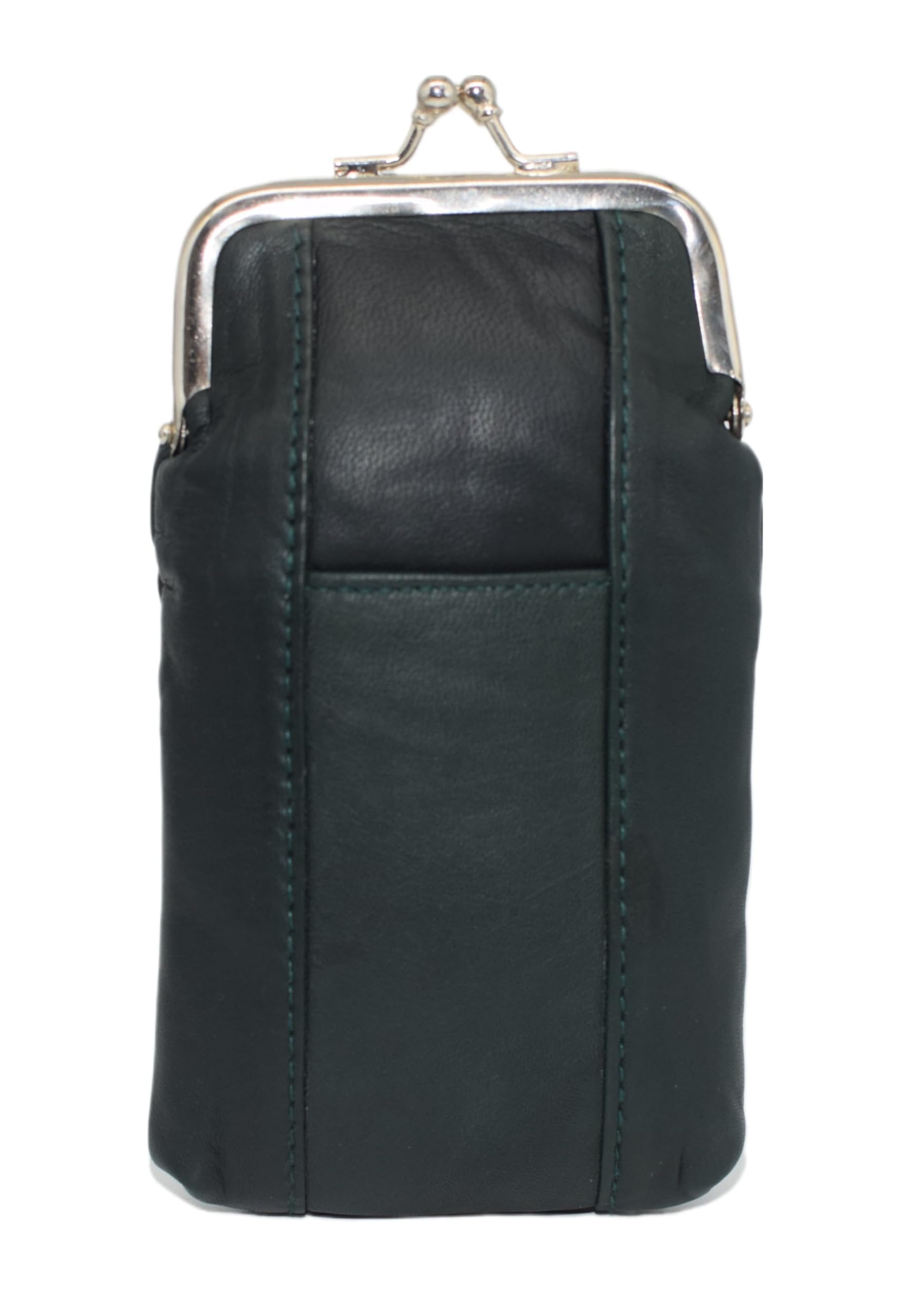 Genuine Leather Dark Green Cigarette Case Holder Slim Pack Regular or ...