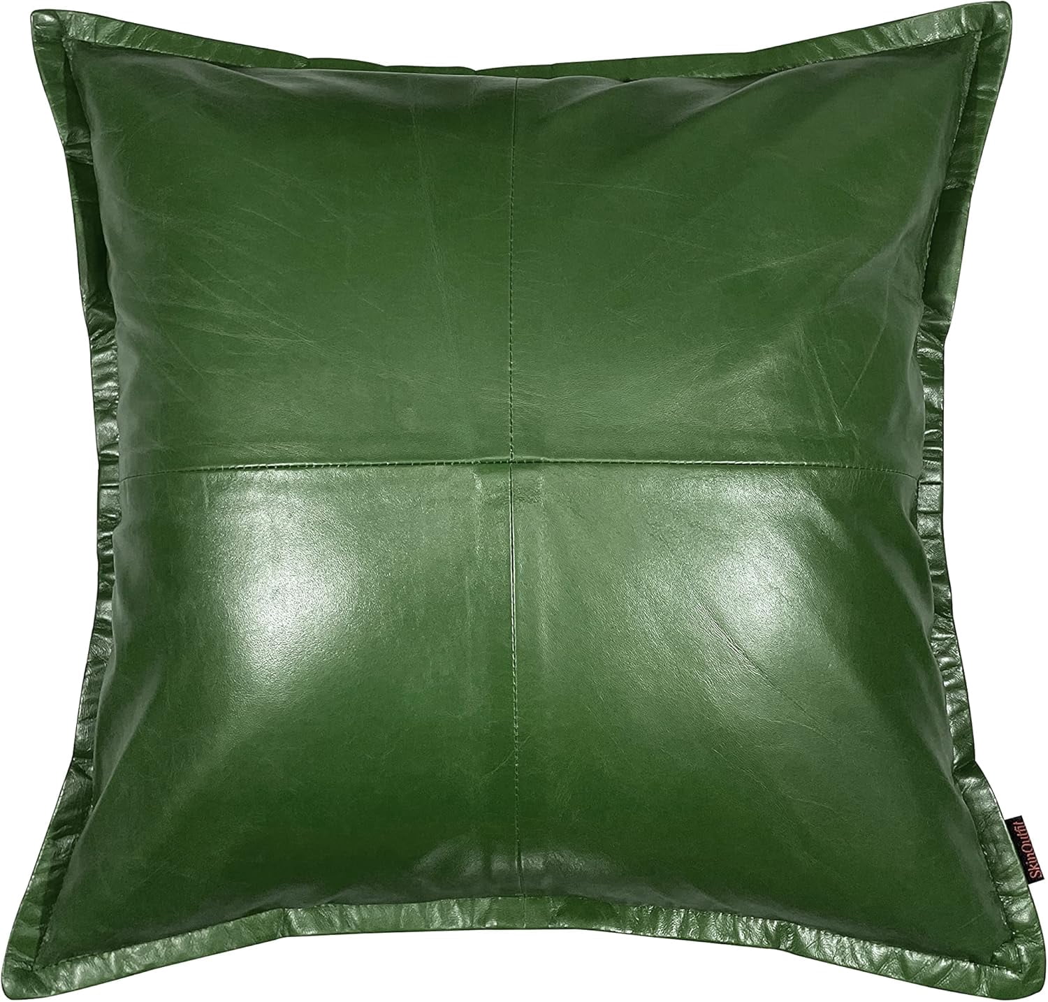 Genuine Leather Decorative Throw Cushion Cover Modern Luxury Solid ...