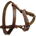 Genuine Leather Dog Walking Harness Medium Brown, 21" - 24" Chest ...