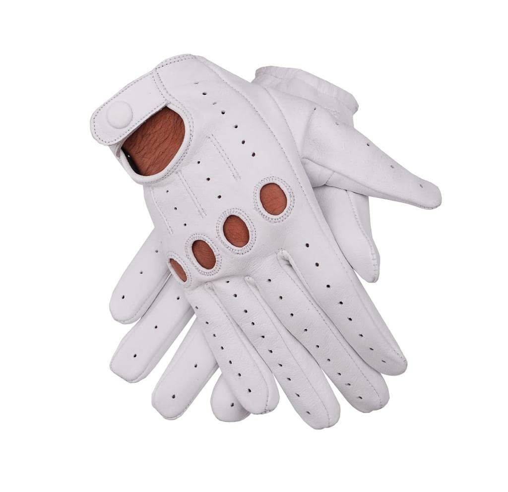 Genuine Leather Driving Gloves for Men - Walmart.com