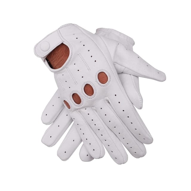 Genuine Leather Driving Gloves for Men - Walmart.com