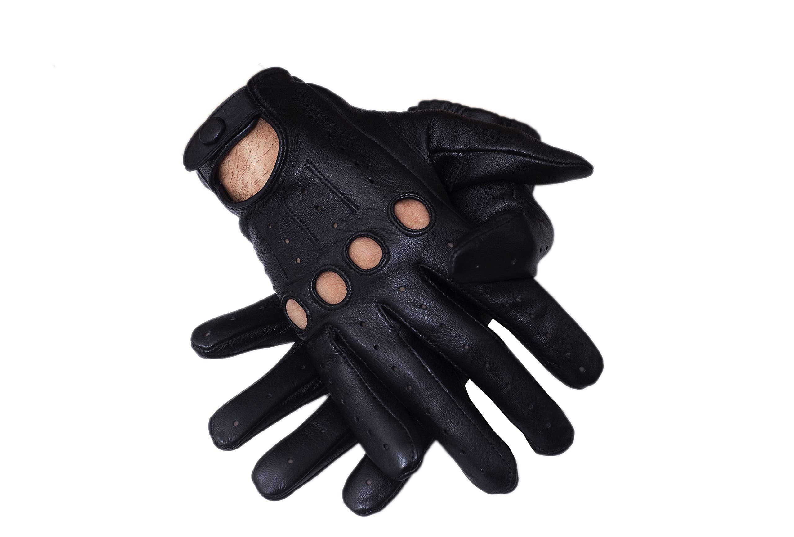 Genuine Leather Driving Gloves for Men - Walmart.com